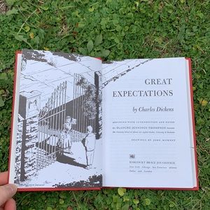 Other | Vintage Abridged Illustrated Great Expectations Hardcover Book ...